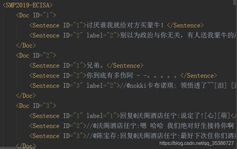 情感分析xml数据集利用python将xml文件中的句子提取出来 Csdn博客