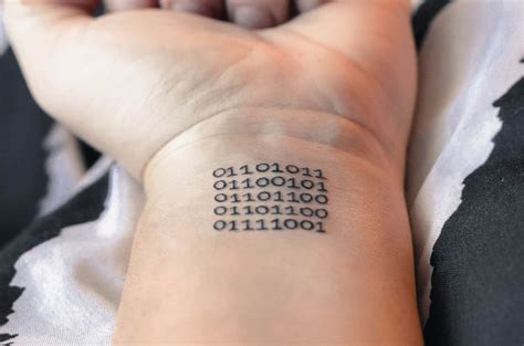 binary tattoo ideas