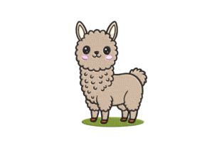 Cute Lama Creative Fabrica