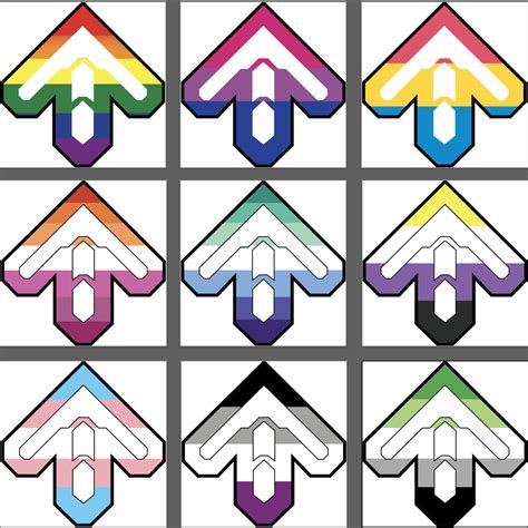Ddr Pride Arrow Stickers Etsy