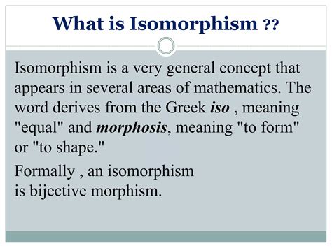 Isomorphism Graph Pptx
