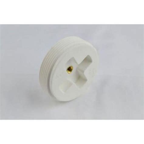 878 20 Sioux Chief Slotted Polypro Flush Plug 2 With Threaded Brass