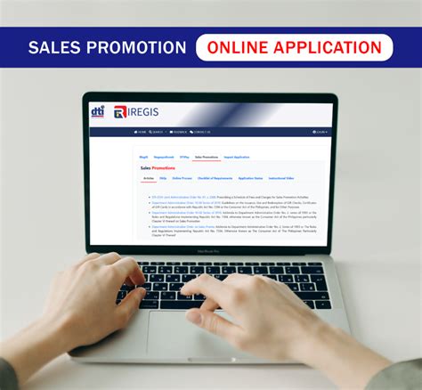 Dti Ftebs Sales Promotion Application Is Now Online Department Of