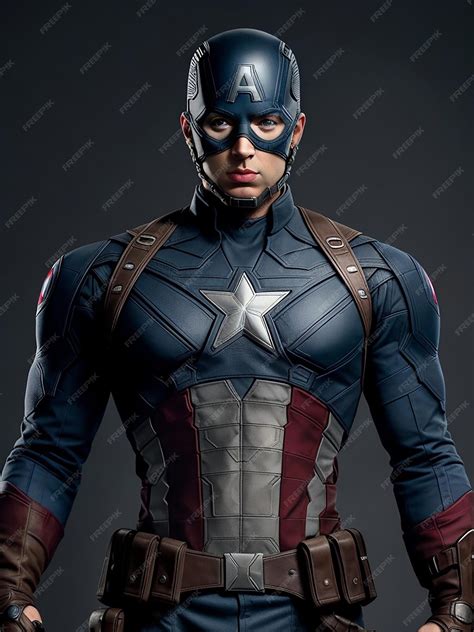 Premium Photo Captain America Civil War Character Photo Ai Generated