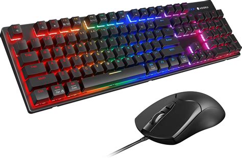 Koorui Mkc02 Gaming Keyboard And Mouse Combo Full Sized 104 Keys