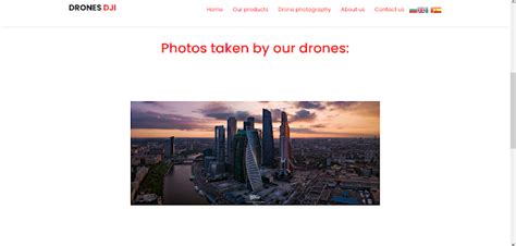 GitHub Nikolamihailov Drones DJI Website This Is A Project Using Custom Css Template And A
