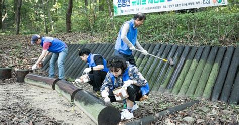 Kcc 한국미래환경협회와 지속 가능 유아숲 체험원 환경 개선 활동 진행