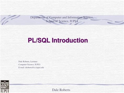 Ppt Plsql Introduction And Examples Powerpoint Presentation Free Download Id9081631