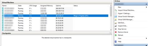 Cách Remove Checkpoint Snaphots Trong Hyper V Trạng Thái Recovery It