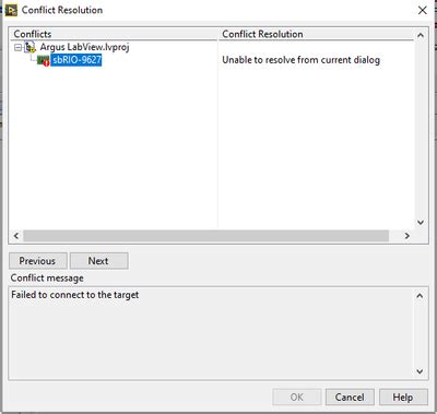 Failed To Connect To The Target Sbrio 9627 Ni Community