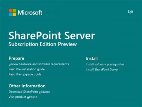 🥇 Microsoft выпускает подписную версию Sharepoint Server Se