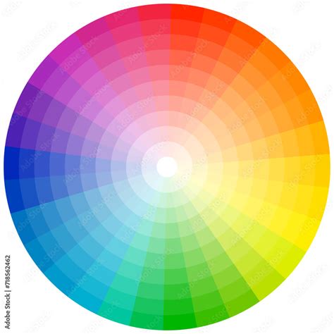 Стоковое векторное изображение Color Palette Guide Rainbow Color