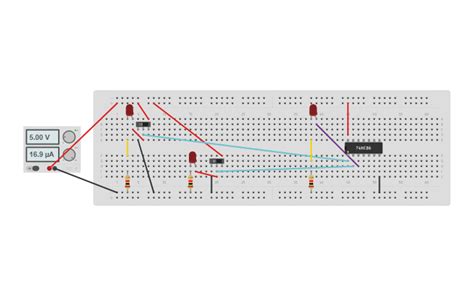 Circuit Design Reinaldo F Da Silva 1 Z Porta Xor Tinkercad
