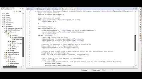 Secure Login Form Using Html5 And Java Youtube