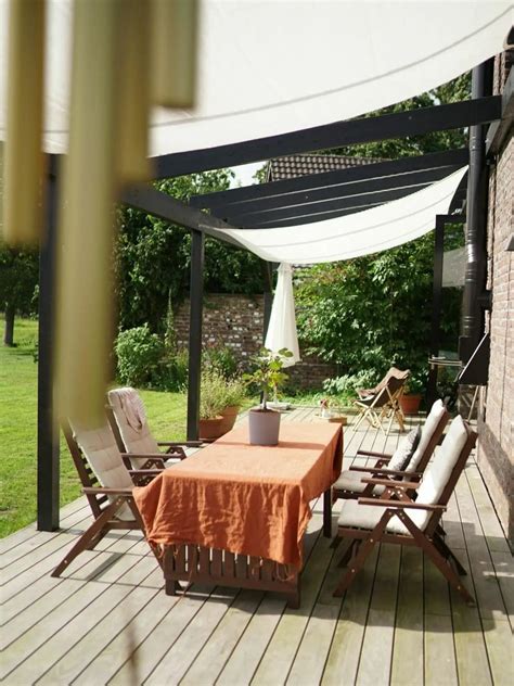 Скоро лето: как сделать навес от солнца своими руками | myDecor