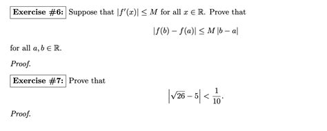 solved exercise 6 suppose that [f x
