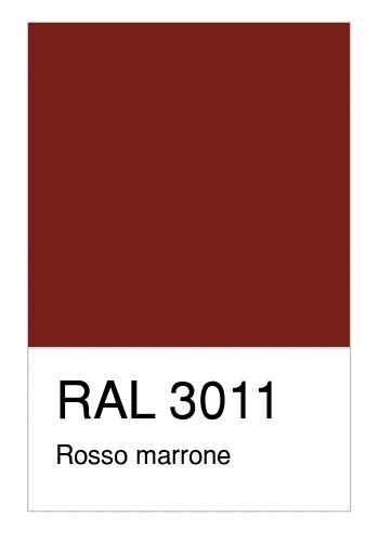 Colore Ral 3011 Rosso Marrone Numerosamenteit