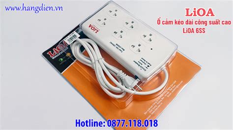 Ổ Cắm Kéo Dài Công Suất Lớn Lioa 6ss 15a 3300w Tổng Hợp Thiết Bị Điện