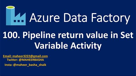 100 Pipeline Return Value In Set Variable In Azure Data Factory And Azure Synapse Analytics