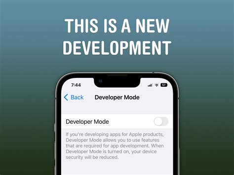 IOS S Handy Developer Mode Lets You Run Your Own Code Cult Of Mac