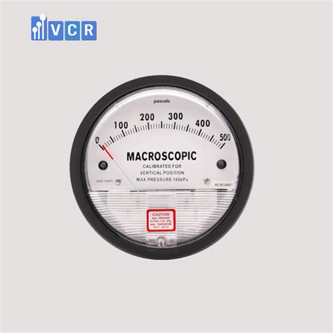 Differential Pressure Gauge For Pass Box