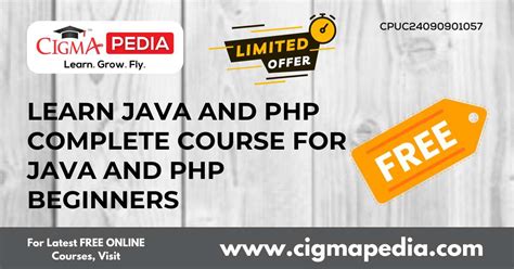 Learn Java And Php Complete Course For Java And Php Beginners Free