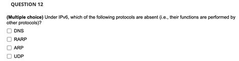 Solved QUESTION 10 In IPv4 Each Intermediate Router May Chegg Com