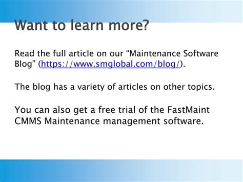 How To Improve Your Maintenance Spare Parts Management Pptx