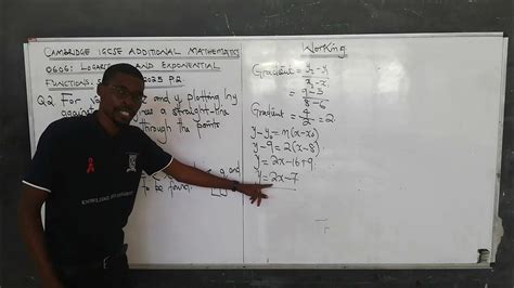 Igcse Additional Mathematics 0606 Exponential And Logarithmic Functions Youtube