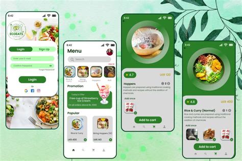 Ecoeats Healthyeating Sustainability Uiuxdesign Figma Chathuka