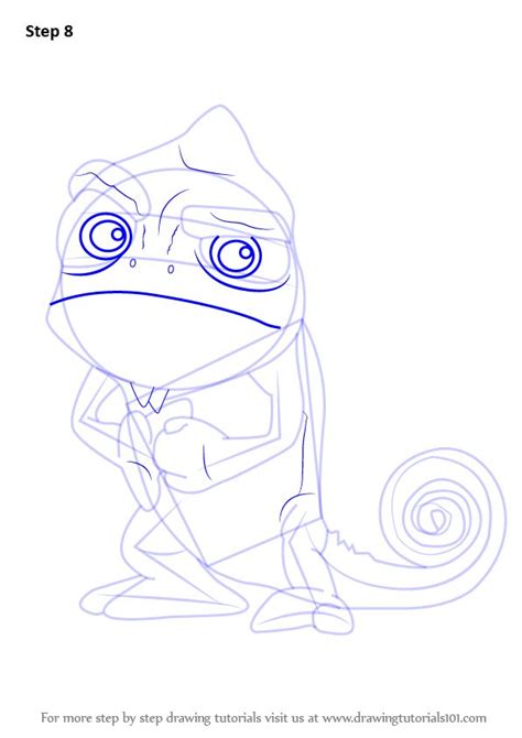 Learn How To Draw Pascal From Tangled Tangled Step By Step Drawing