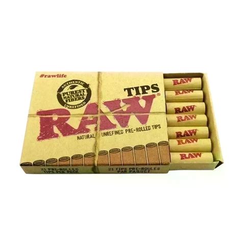 RAW Tips Pre Rolled For Only R35 Vape King