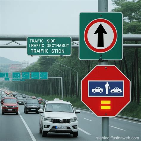 Poster On Traffic Sign Detection System Stable Diffusion Online