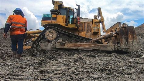 Caterpillar Bulldozer Cat D10 Coal Mine Tambang Batubara Youtube