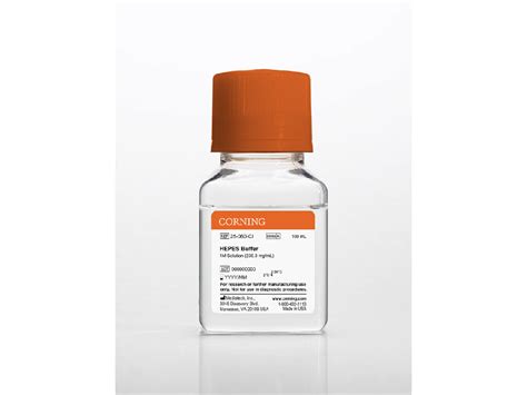 Corning® Hepes Buffer Solution 1 Mol L Cell Culture Buffers