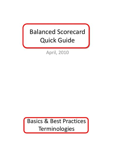 Pdf Balanced Scorecard Quick Guide Dokumen Tips