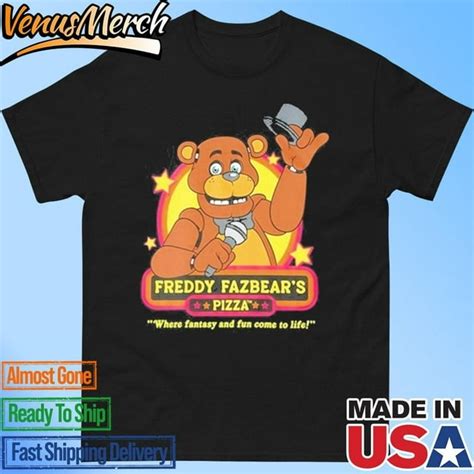 Official Five Nights At Freddys Freddy Fazbears Pizza Shirt