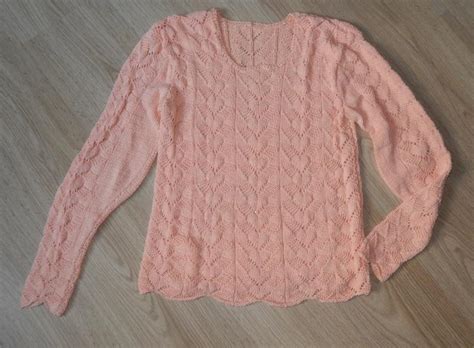 Свитер ажурный пудрового цвета — ціна 230 грн у каталозі Светри Купити жіночі речі за доступною