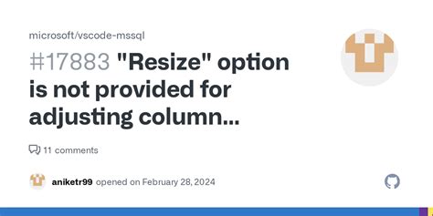 Resize Option Is Not Provided For Adjusting Column Header A11ymssql