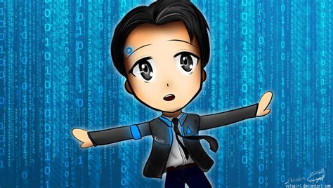 Dbh Detroit Become Human Chibi Connor By Vologirl On Deviantart