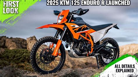 New Ktm 125 Enduro R Launched Explained All Details Spec Features