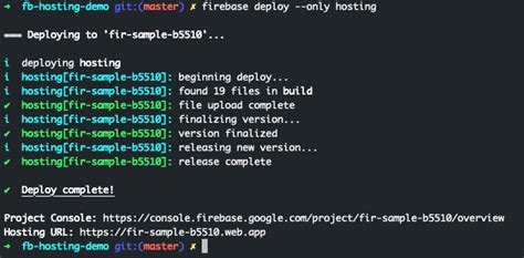 deploying react app to firebase hosting skcript