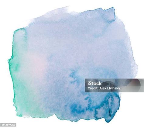 고립 된 흰색 배경에 수채화 얼룩 페인트와 수채화 종이 질감 요소입니다 엽서와 프린트의 디자인에 대 한 배경입니다 그리기에 대한 스톡 사진 및 기타 이미지 Istock