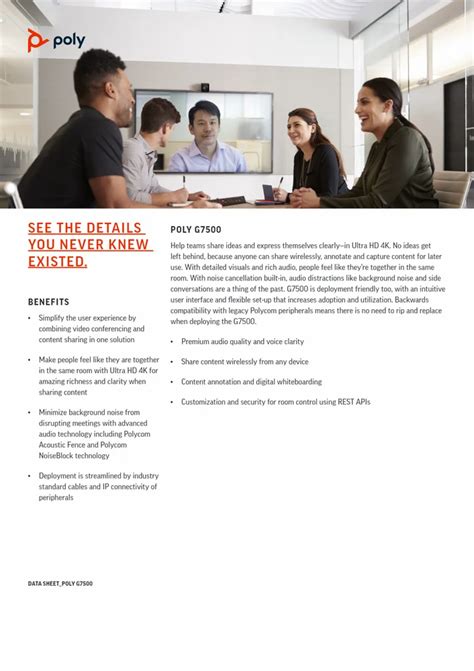 Poly G7500 Video Conferencing System At ₹ 775500 Piece Wazirpur New Delhi Id 2853590101330