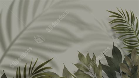 Fashion Leaf Green Plant Nature Green Leaf Powerpoint Background For Free Download Slidesdocs