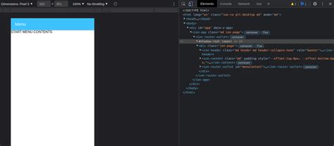 Vuejs Vue 3 Ionic 6 Menu Component Shows Black Screen Stack Overflow