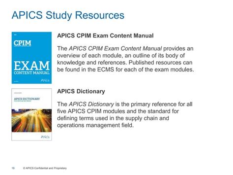 APICS CPIM Demo PPTX Business Utilities Business