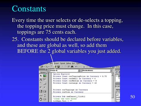 Ppt Introduction To Programming Using Visual Basic 60 Powerpoint