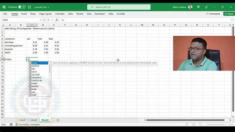 03 How To Use Formulas And Functions Microsoft Excel Course For