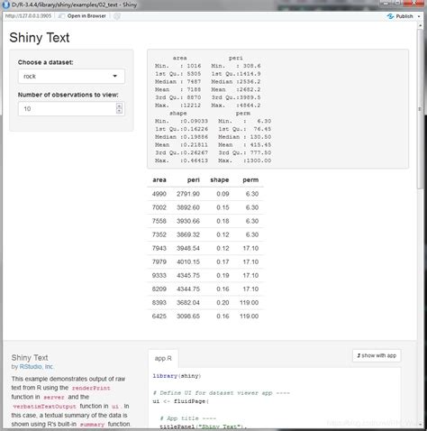 [译]r语言——shiny框架之入门（一）：shiny应用的基本构成 r语言shiny csdn博客